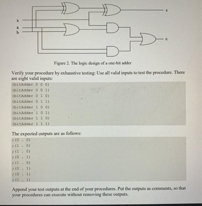 Solved 1 Write three Scheme procedures to simulate these | Chegg.com