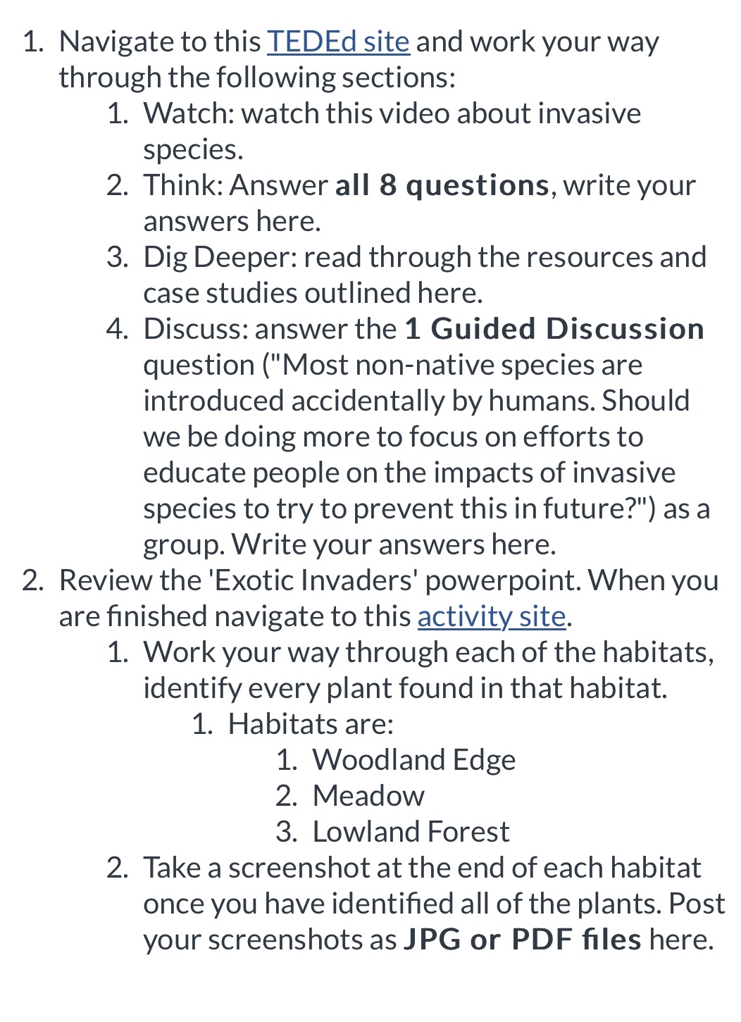 Solved Navigate to this TEDEd site and work your way through | Chegg.com