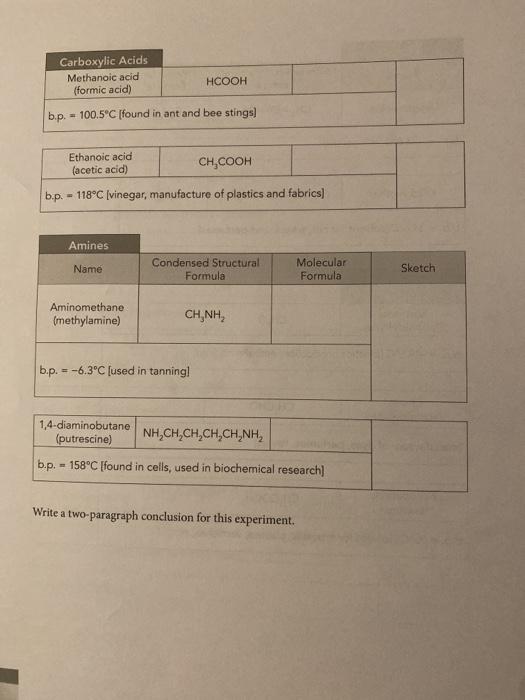 Solved 125 Ethers Name Condensed Structural Formula | Chegg.com