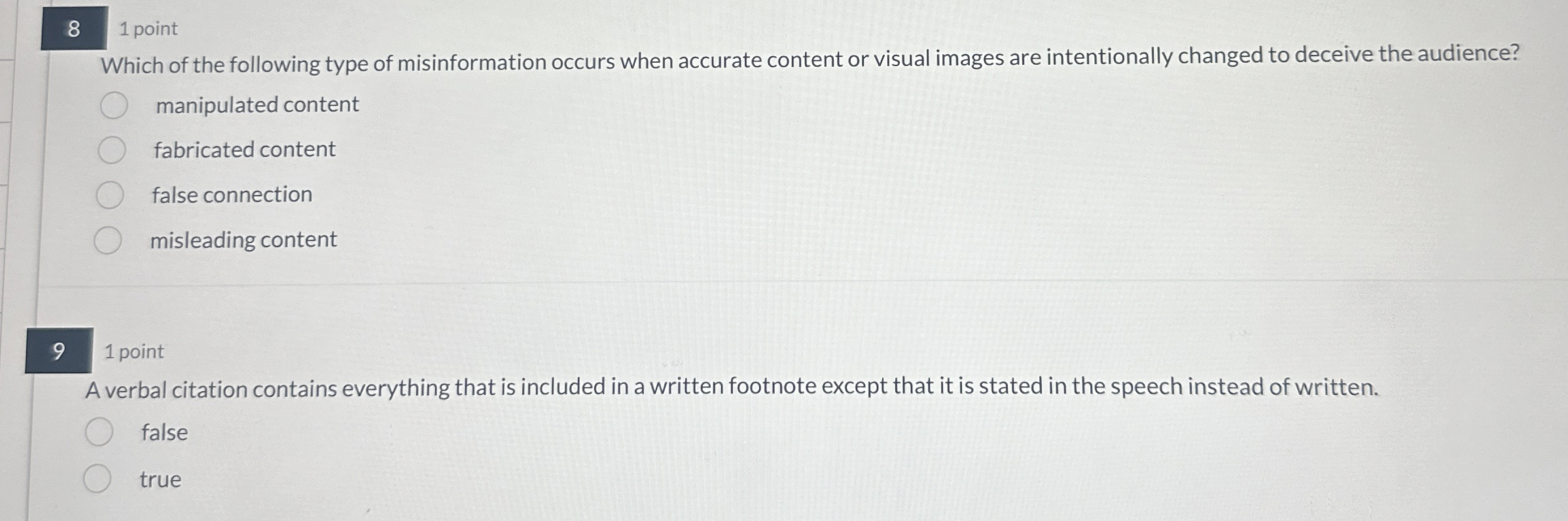 Solved 81 ﻿pointWhich of the following type of | Chegg.com