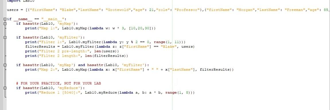 Solved Today we will be recreating the map and filter | Chegg.com