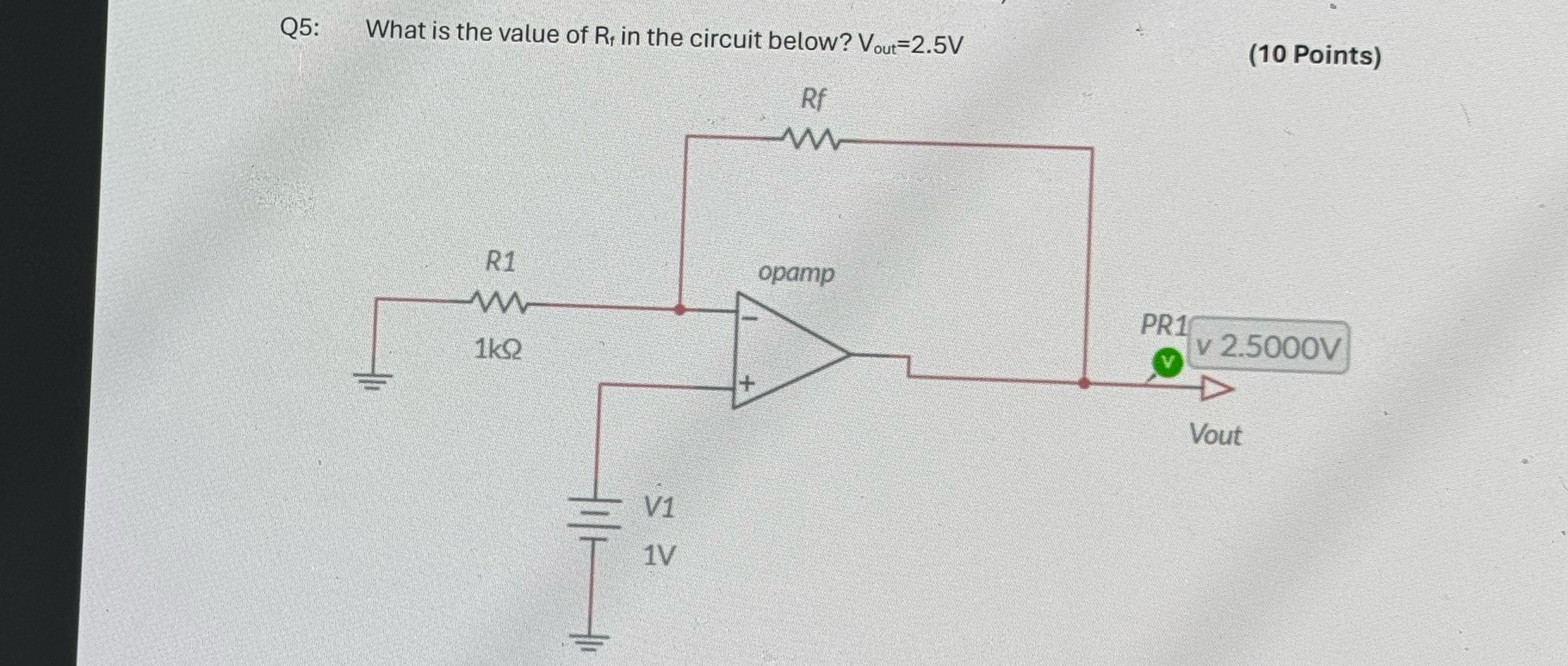 Solved Q5:What is the value of Rt ﻿in the circuit below? | Chegg.com