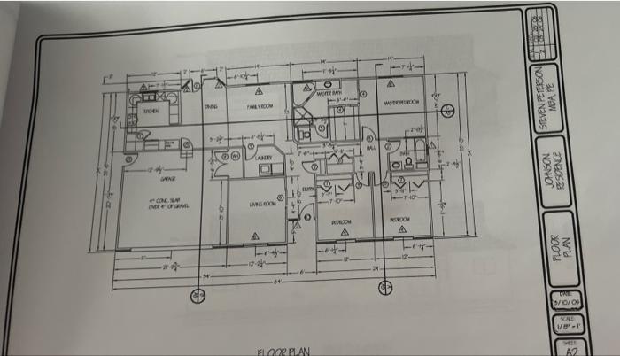 JOHNSON RESIDENCE 1,711 SQUARE FEETstericanon 11. | Chegg.com