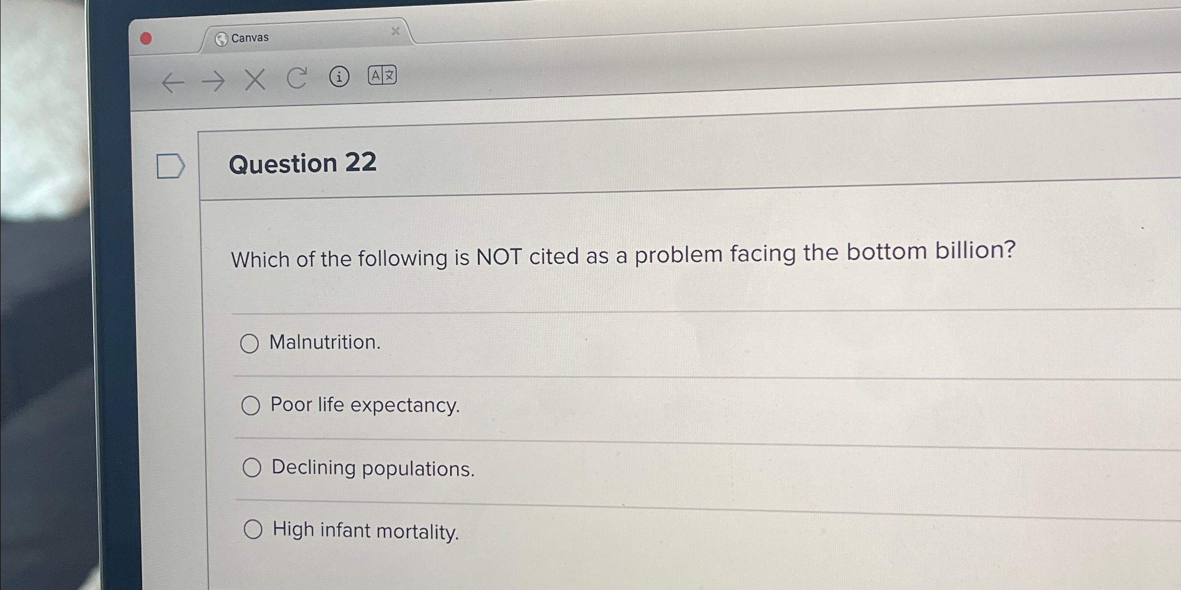 Solved CanvasA|文Question 22Which of the following is NOT | Chegg.com