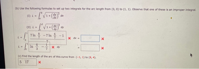 (b) Use the following formulas to set up two | Chegg.com