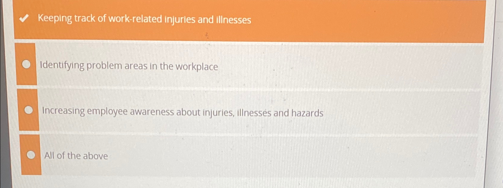 Solved Keeping track of work-related injuries and | Chegg.com