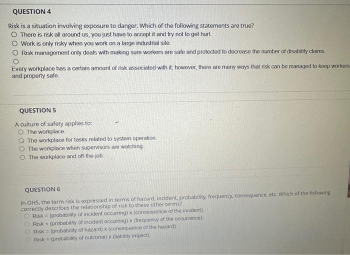 Solved The following tools are used to help identify hazards | Chegg.com
