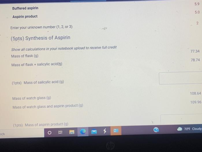 Solved REPORT SUMMARY Report Submission - Aspirin And Other | Chegg.com