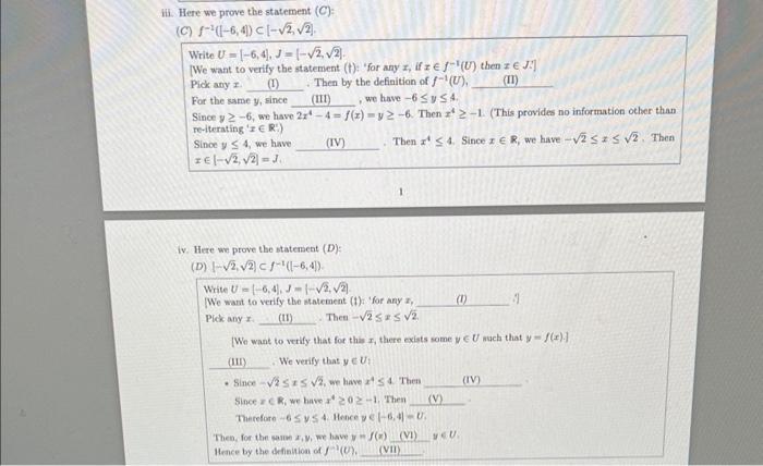 Solved (b) Let f:R→R be the function delined by f(x)=2x4−4 | Chegg.com