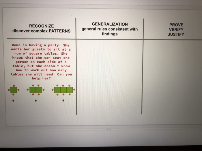Solved recognize the pattern shown on the left (discover | Chegg.com