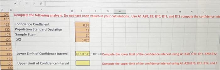138 Lower Limit of Confidence Interval E10/soi | Chegg.com