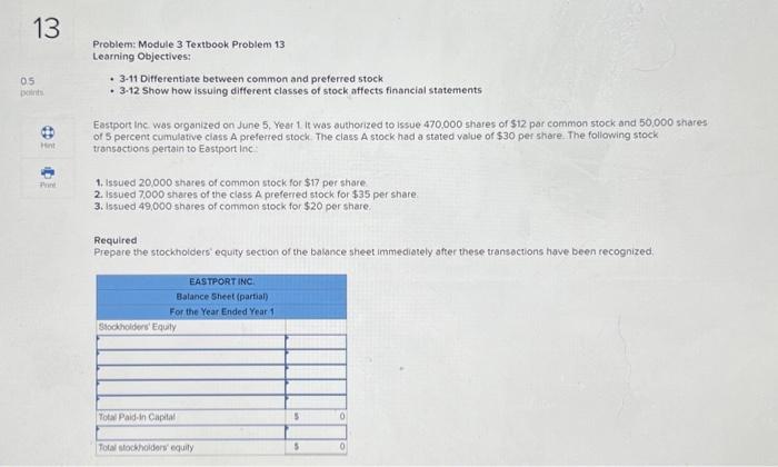 Problem: Module 3 Textbook Problem 13 Learning | Chegg.com