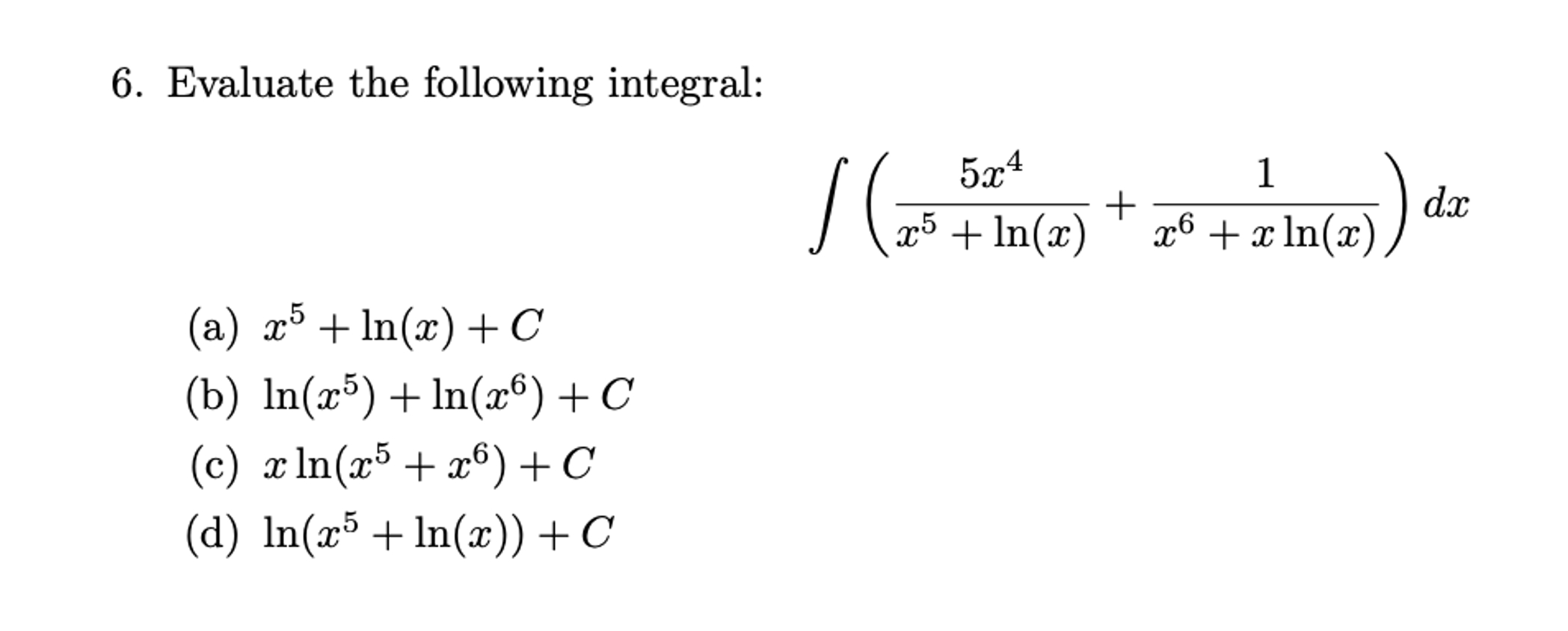 Solved Evaluate The Following Chegg