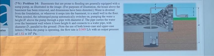 Solved (7\%) Problem 14: Basements that are prone to | Chegg.com Solved (7\%) Problem 14: Basements that are prone to | Chegg.com