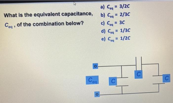 Solved b What is the equivalent capacitance, Ceg, of the | Chegg.com