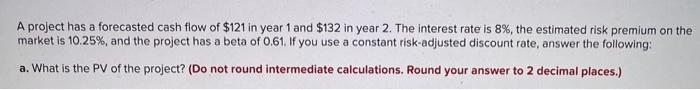 Solved b. What is the certainty-equivalent cash flow in | Chegg.com