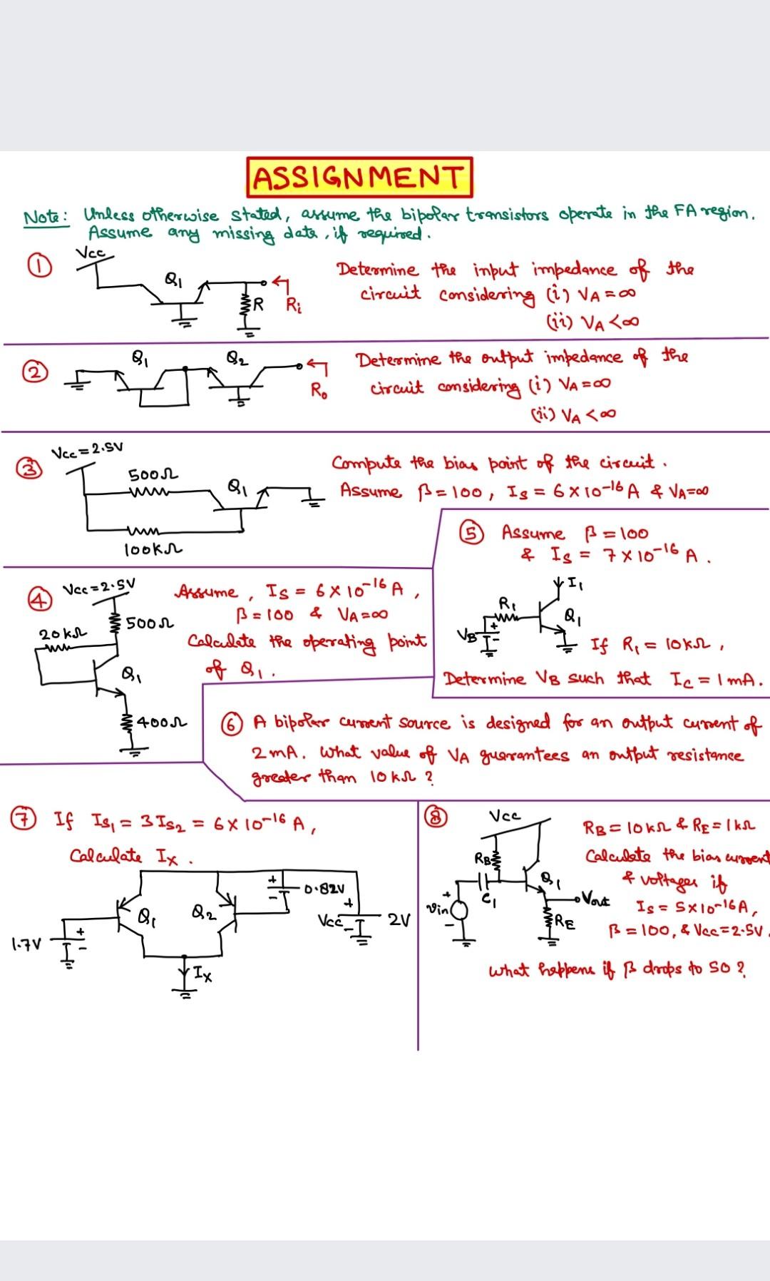 Solved Subject:electronic devices and circuits ECE 2 nd Year | Chegg.com