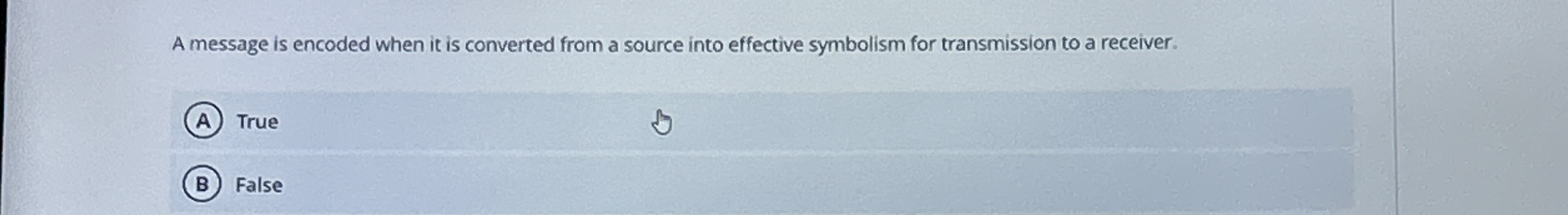 Solved A message is encoded when it is converted from a | Chegg.com
