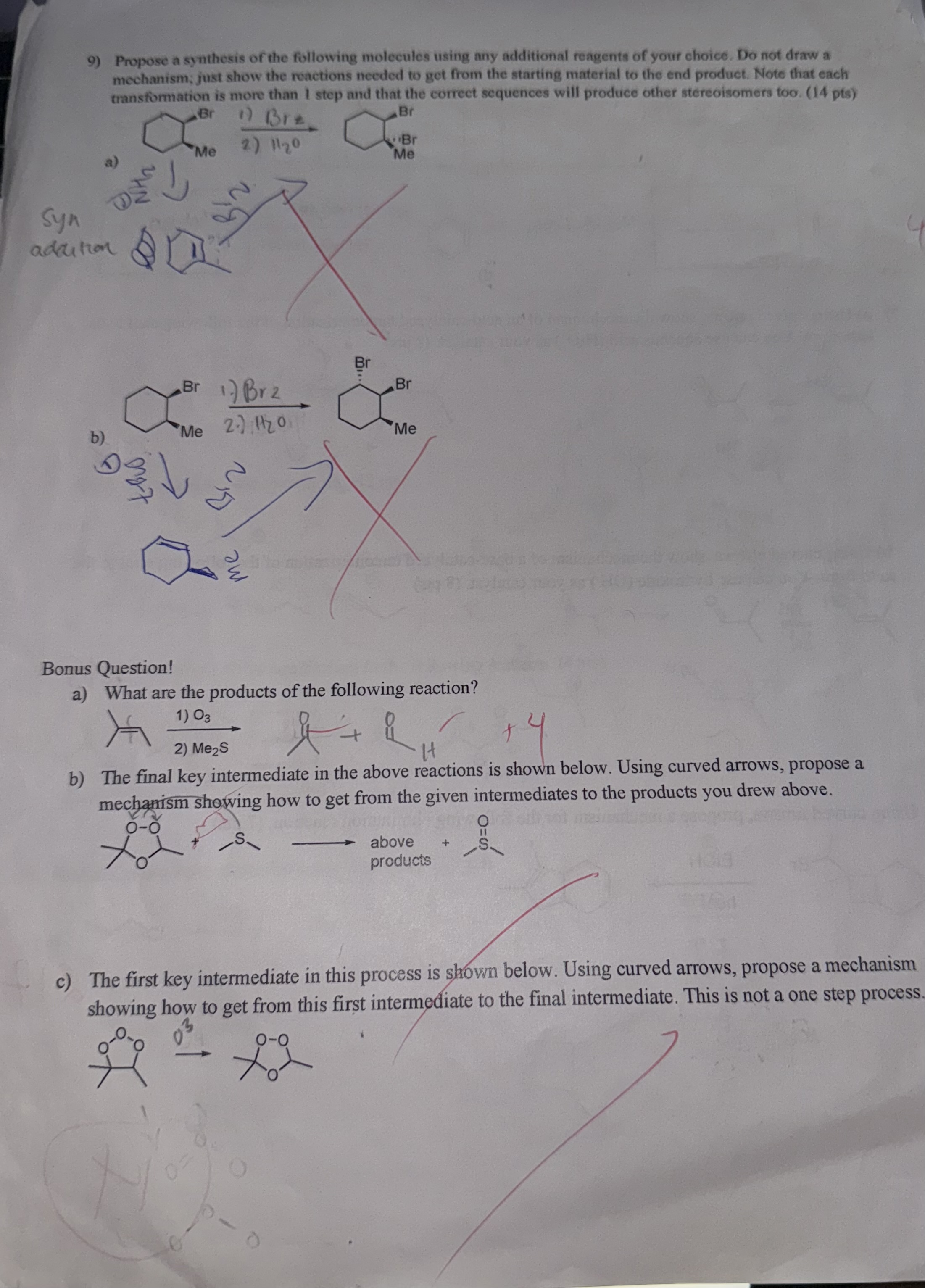 Propose a synthesis of the following molecules using | Chegg.com