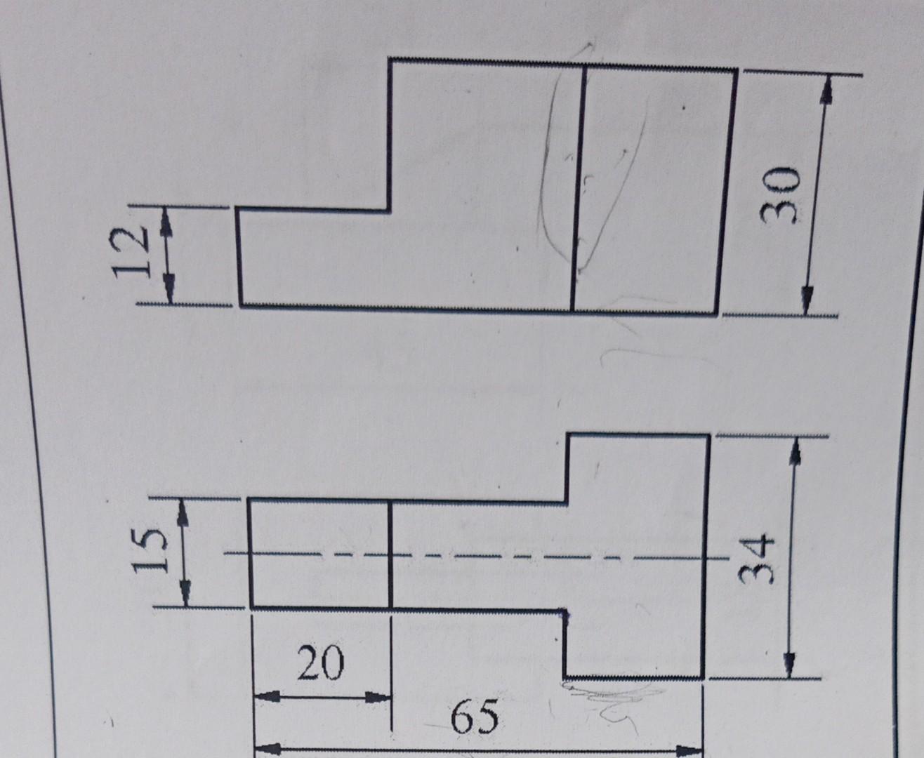 Solved draw the missing view using Autocad and explain, | Chegg.com Solved draw the missing view using Autocad and explain, | Chegg.com