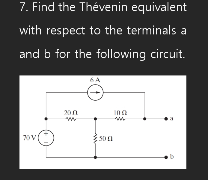 Solved Find the Thévenin equivalent with respect to the | Chegg.com
