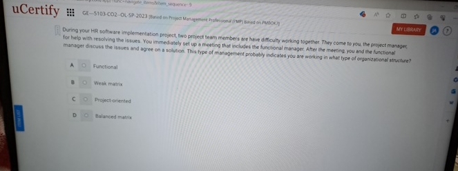 Solved uCertifyQuring your HR software implementation | Chegg.com