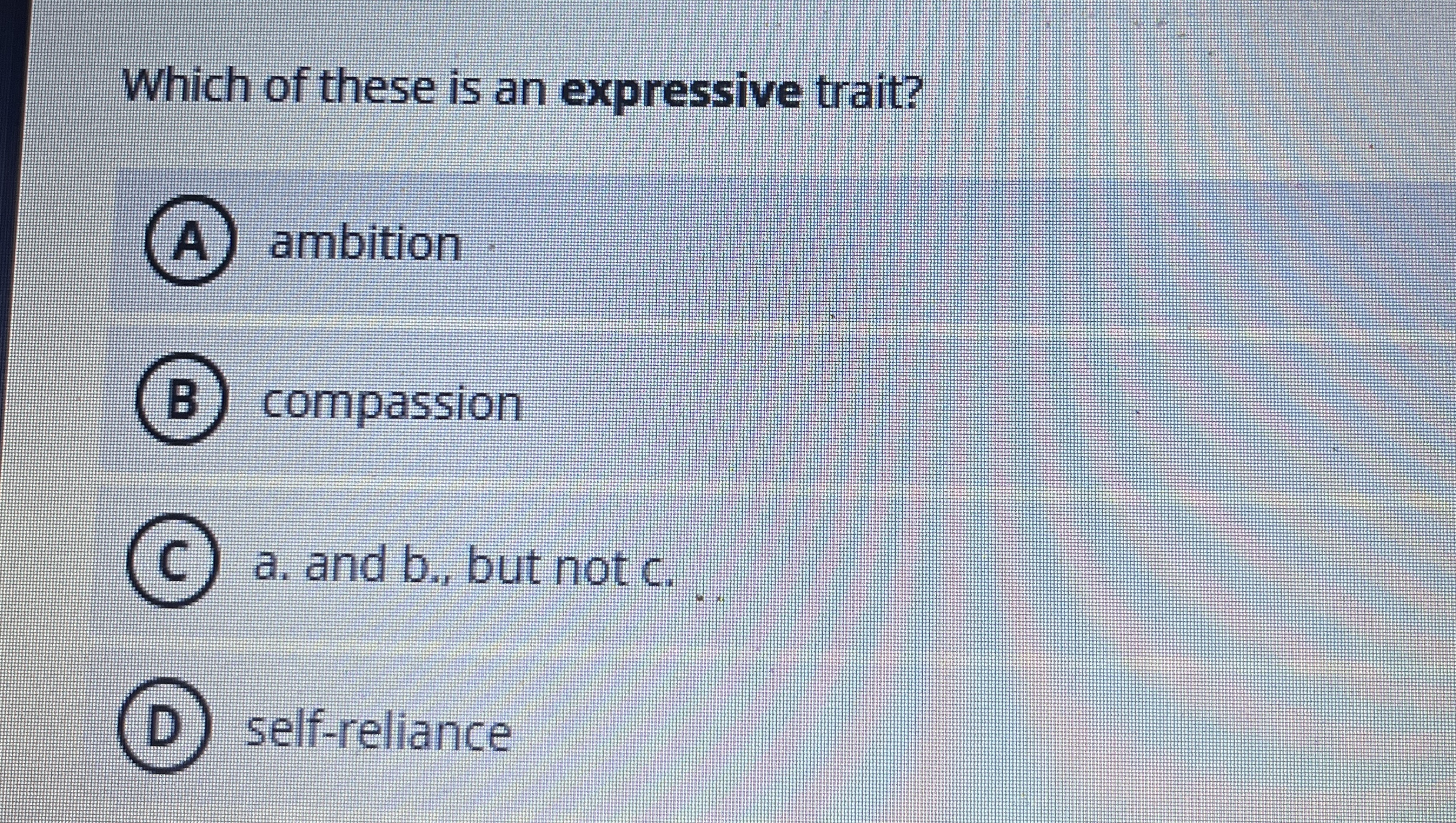 Solved Which of these is an expressive | Chegg.com