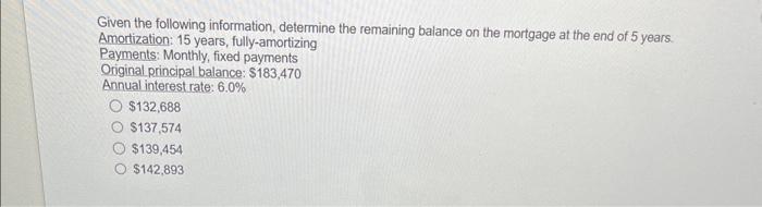 Solved Given the following information, determine the | Chegg.com