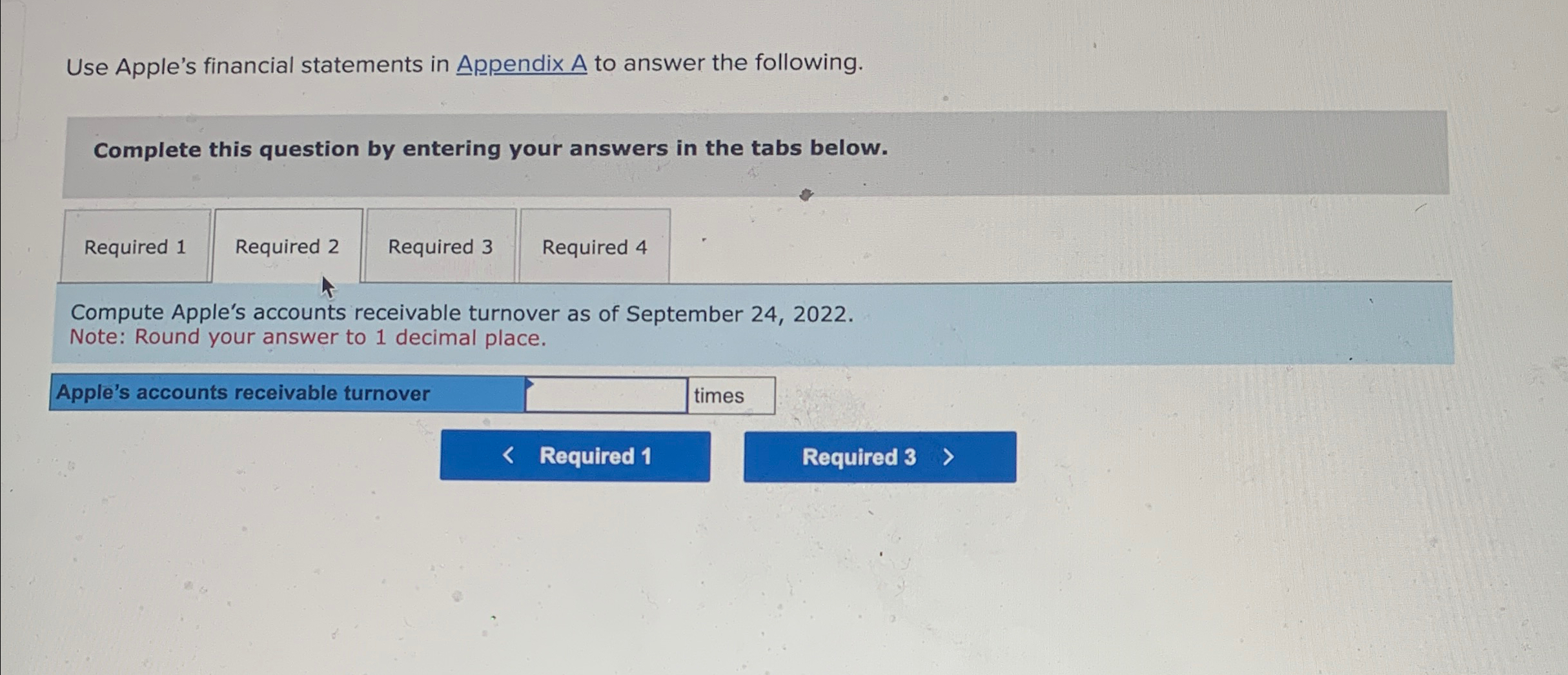 Solved Use Apple's financial statements in Appendix A to | Chegg.com