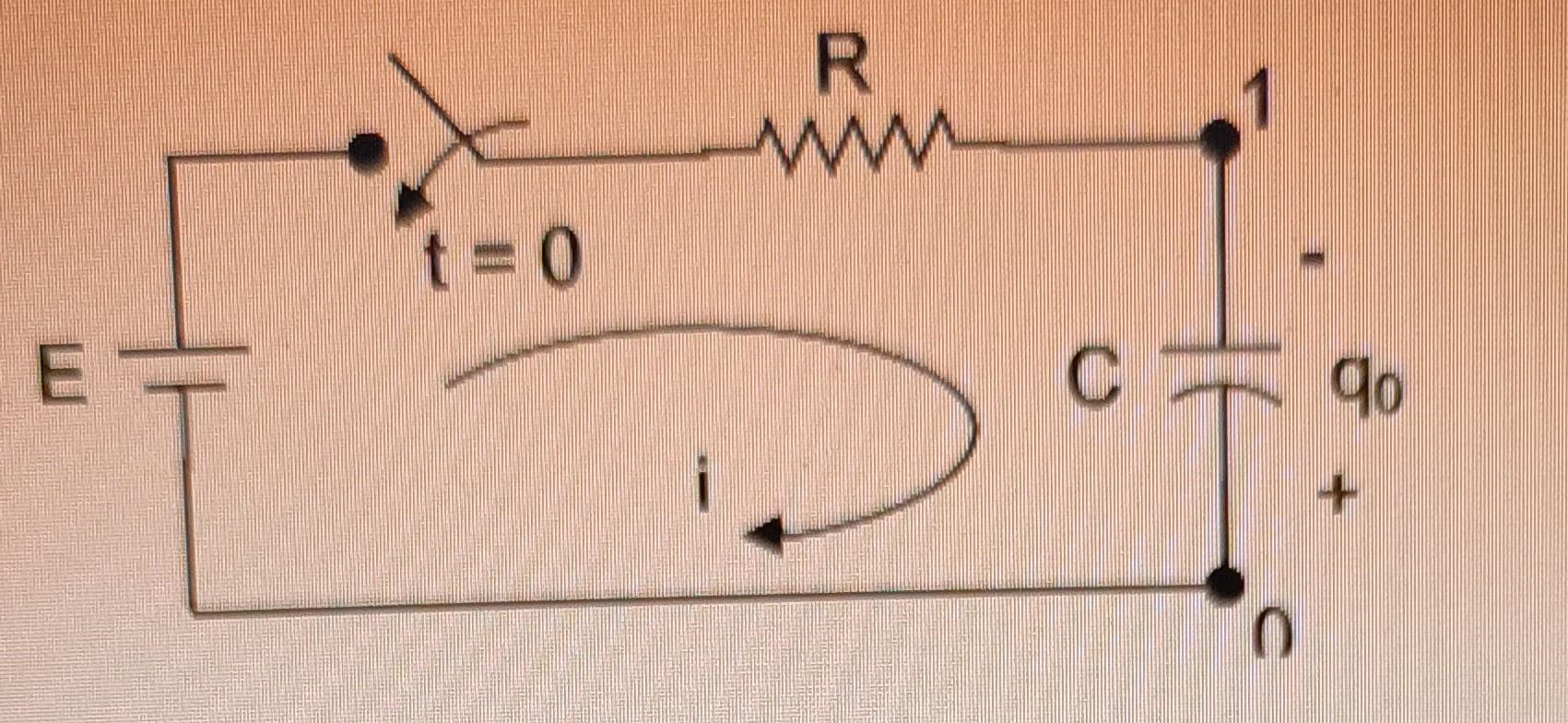 Solved A 25 µF capacitor in the RC circuit shown has an | Chegg.com