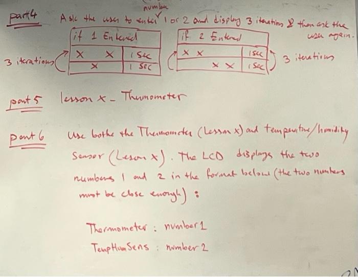 Solved need the aruduino c++ code using an lcd display for | Chegg.com