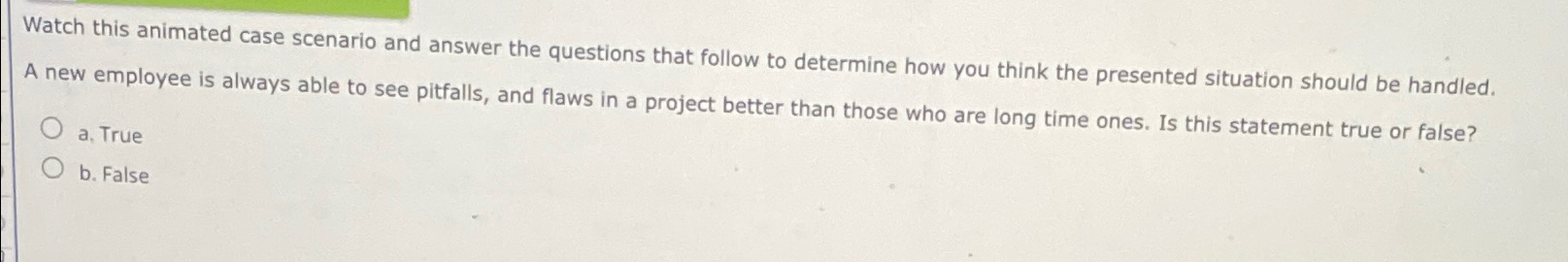 Solved Watch this animated case scenario and answer the | Chegg.com
