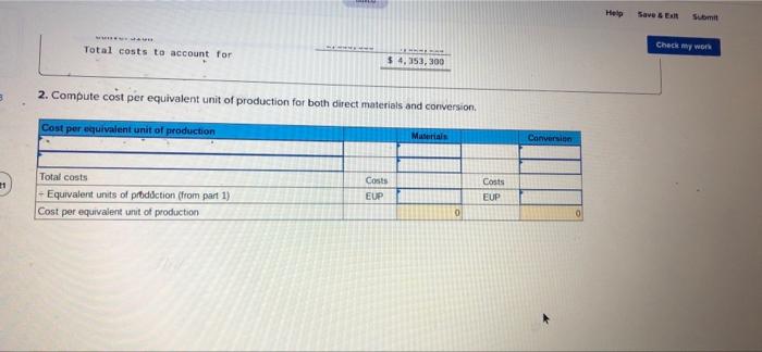 Solved Help Save & Exit Sub Check my work Required | Chegg.com