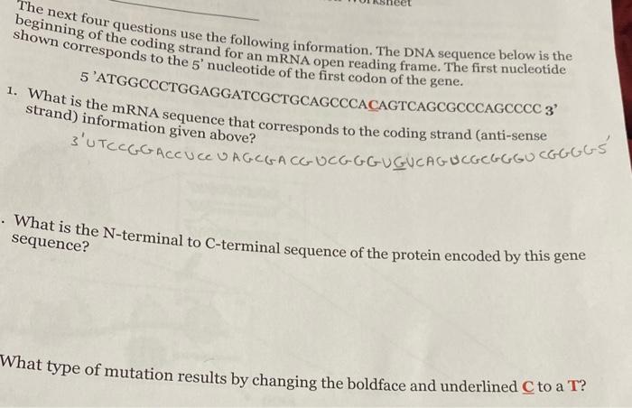 Solved The next four questions use the following | Chegg.com