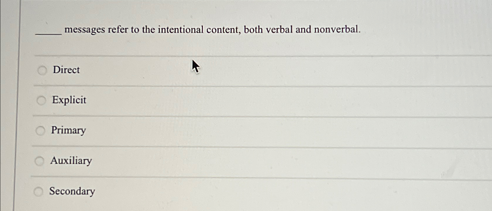 Solved messages refer to the intentional content, both | Chegg.com