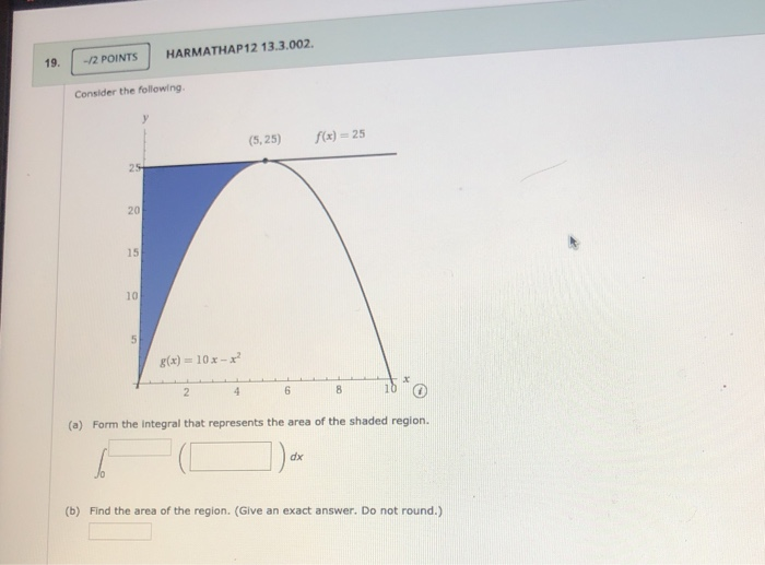 Solved 19. -/2 POINTS HARMATHAP12 13.3.002. Consider the | Chegg.com