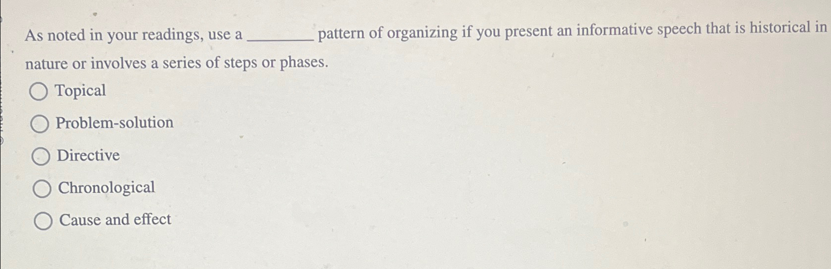 Solved As noted in your readings, use a pattern of | Chegg.com