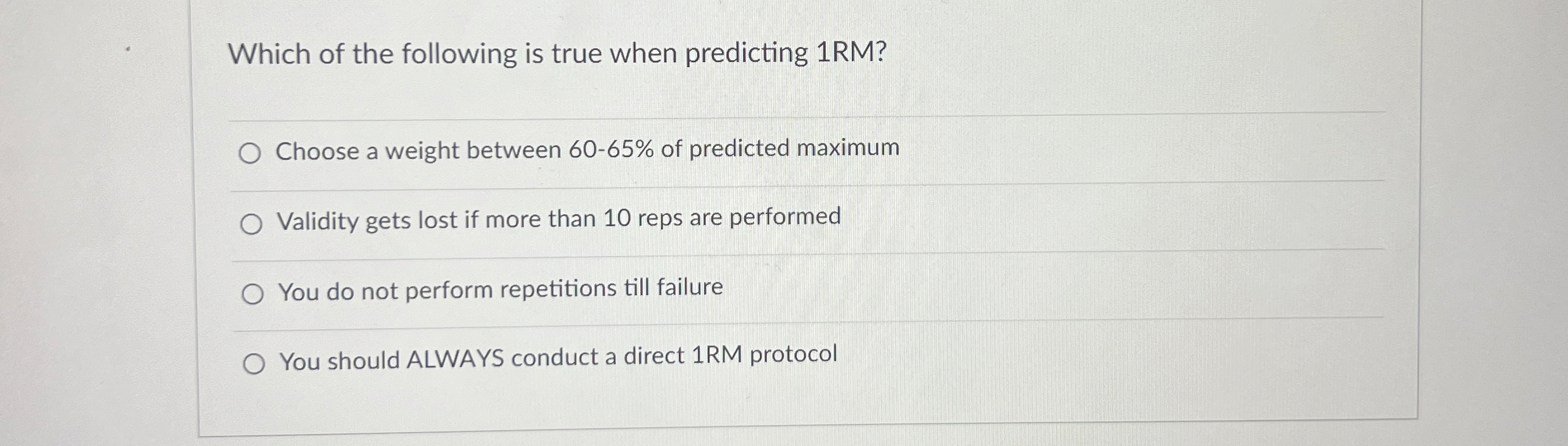 Solved Which of the following is true when predicting | Chegg.com