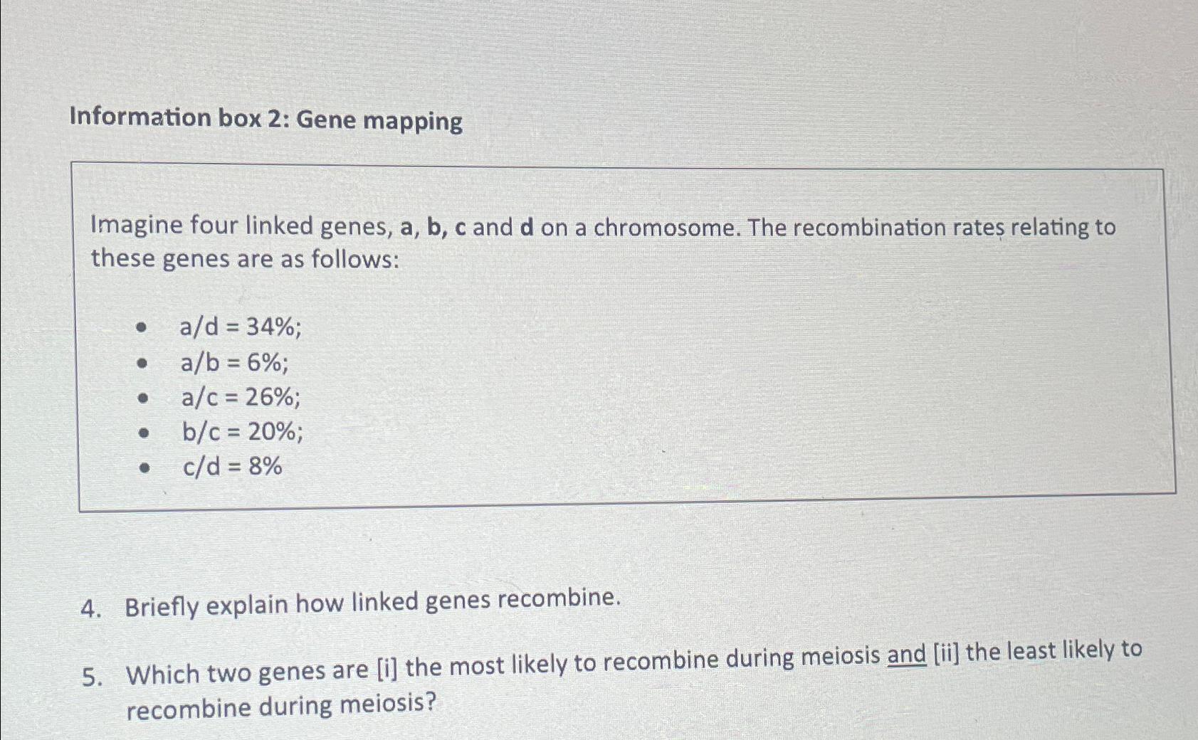 Solved MORGAN and stutervant Gene mappingImagine four | Chegg.com