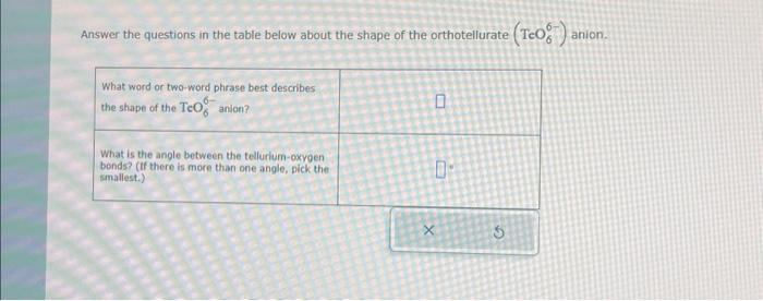 Solved Answer the questions in the table below about the | Chegg.com