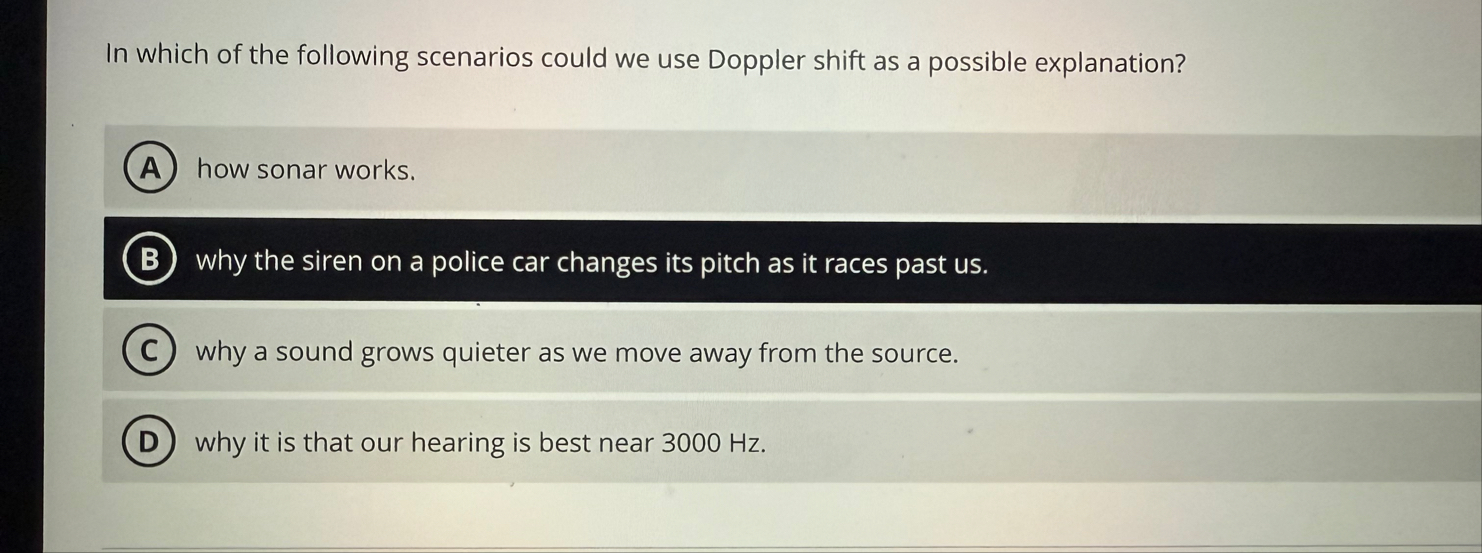Solved In which of the following scenarios could we use | Chegg.com