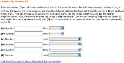 Solved Spherical mirrors. Object O stands on the central | Chegg.com