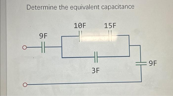 Solved Determine the equivalent capacitance | Chegg.com Solved Determine the equivalent capacitance | Chegg.com
