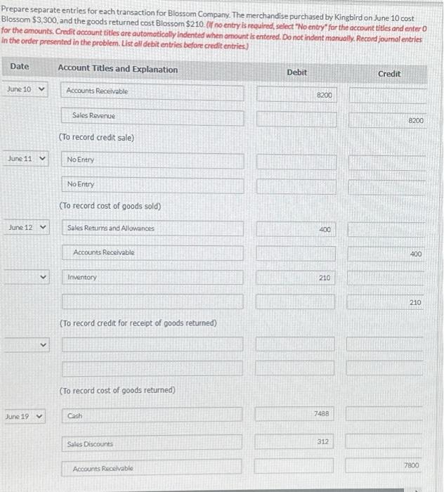 Solved Prepare separate entries for each transaction for | Chegg.com