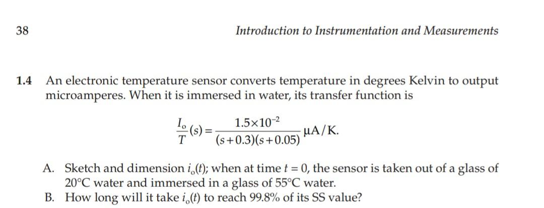 Solved 38 Introduction to Instrumentation and Measurements | Chegg.com