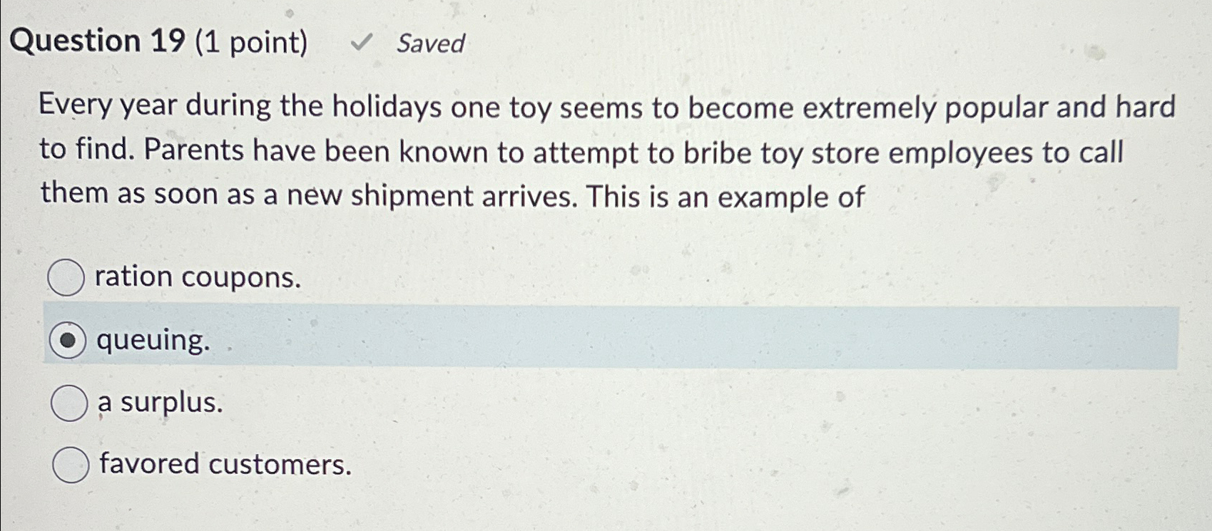 Solved Question 19 (1 ﻿point) ﻿SavedEvery year during the | Chegg.com