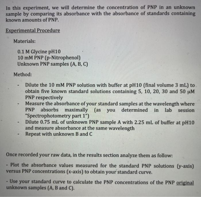 Solved In this experiment, we will determine the | Chegg.com