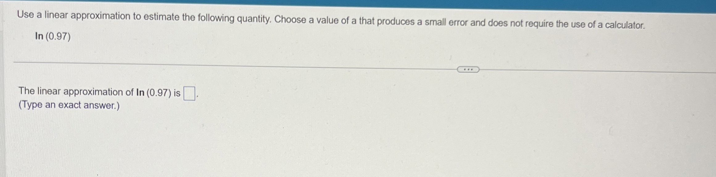 Solved by an EXPERT Use a linear approximation to estimate the ...
