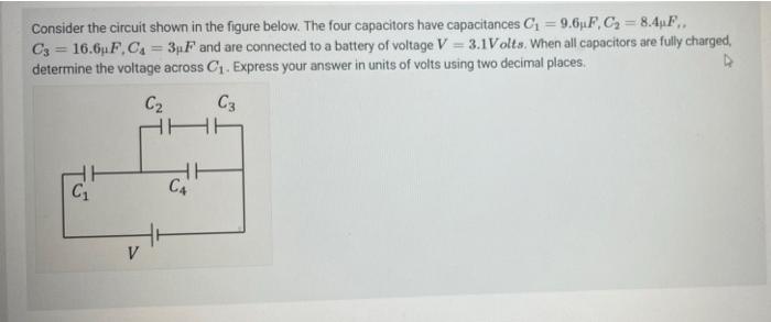 Solved Consider the circuit shown in the figure below. The | Chegg.com