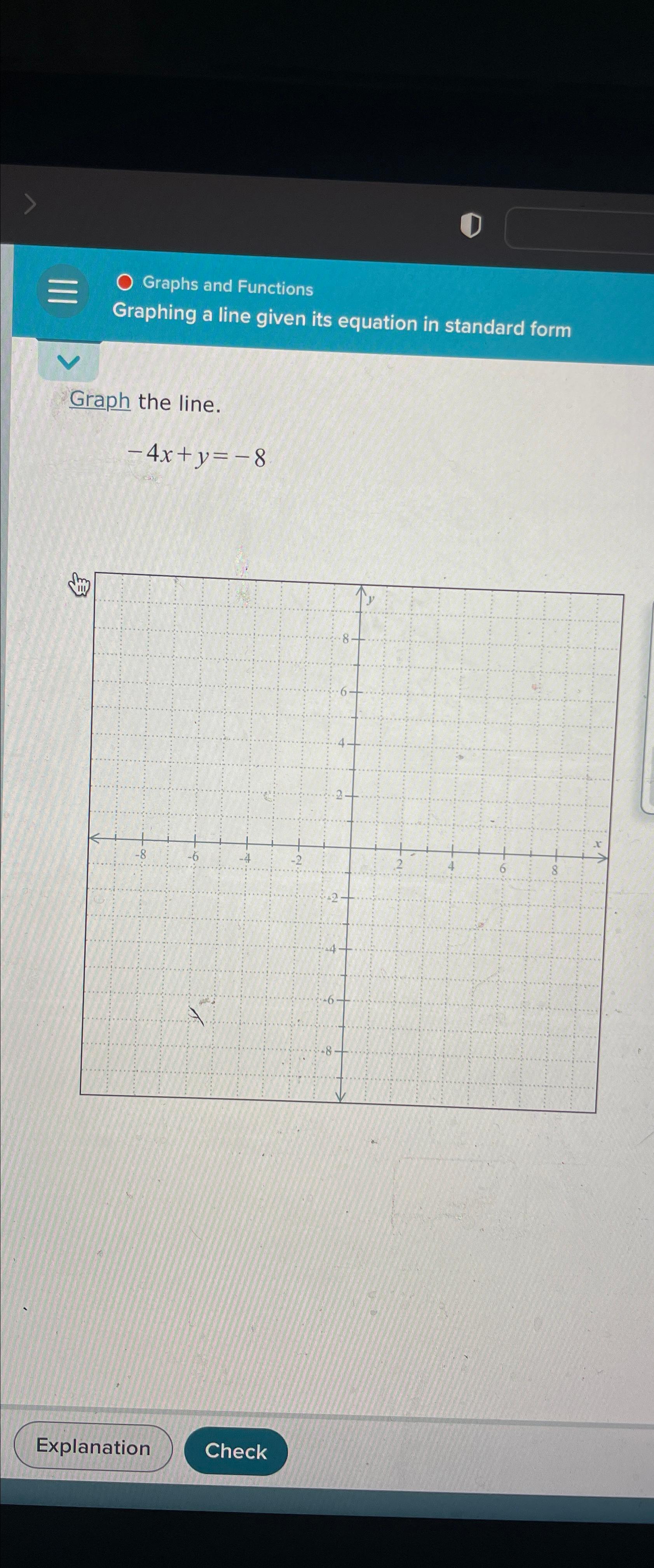 Solved Graphs and FunctionsGraphing a line given its | Chegg.com